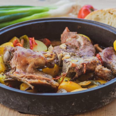 Peka Recipe | Traditional Croatian Lamb, Vegetables & Herbs Casserole